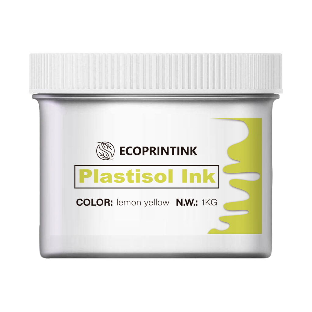 PVC-free Lemon Yellow Plastisol Ink | Screen Printing Ink