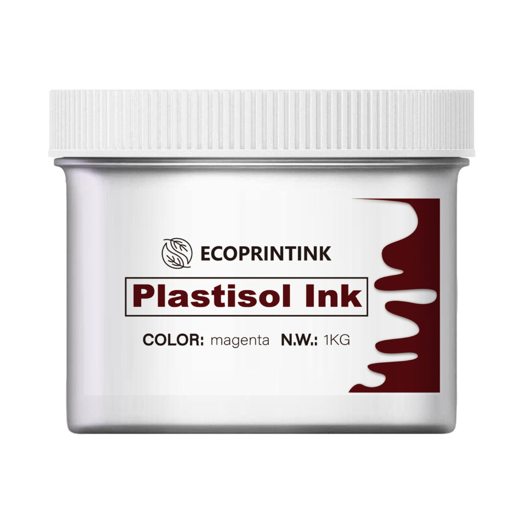 PVC-free Metallic Red Plastisol Ink | Screen Printing Ink