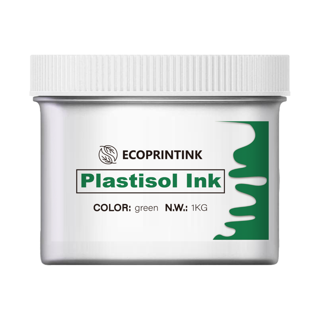 PVC-free Plastisol Ink | Green & White Screen Printing Inks